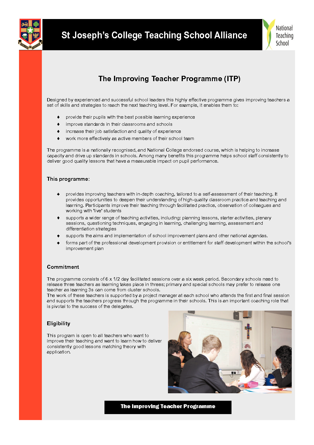 ITP-Brochure – St Joseph's College